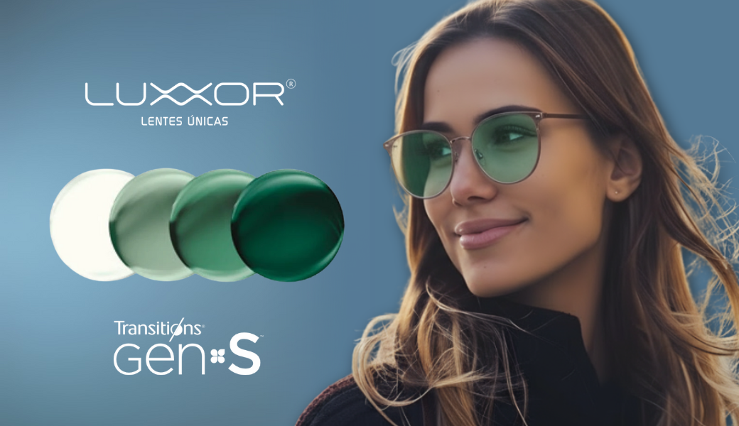 Nova geração de Lentes Luxxor Fotossensível Transitions® GEN S ...