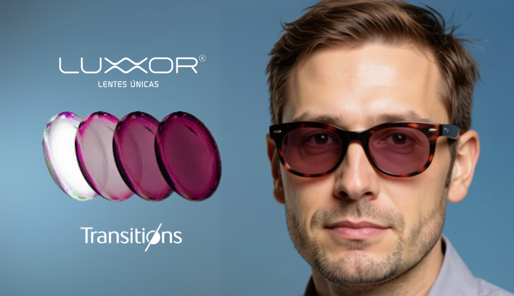 Nova geração de Lentes Luxxor Fotossensível Transitions® GEN S ...